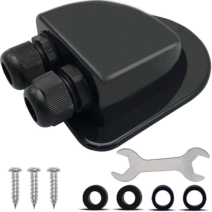 Buy ABS Double Solar-Cable-Entry-Gland-Housing, Weatherproof Cable ...