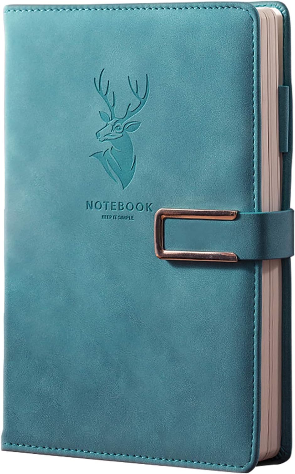 YLMY 416P Super Thick Business Notebook A5 Buckle Sheepskin Notepad ...