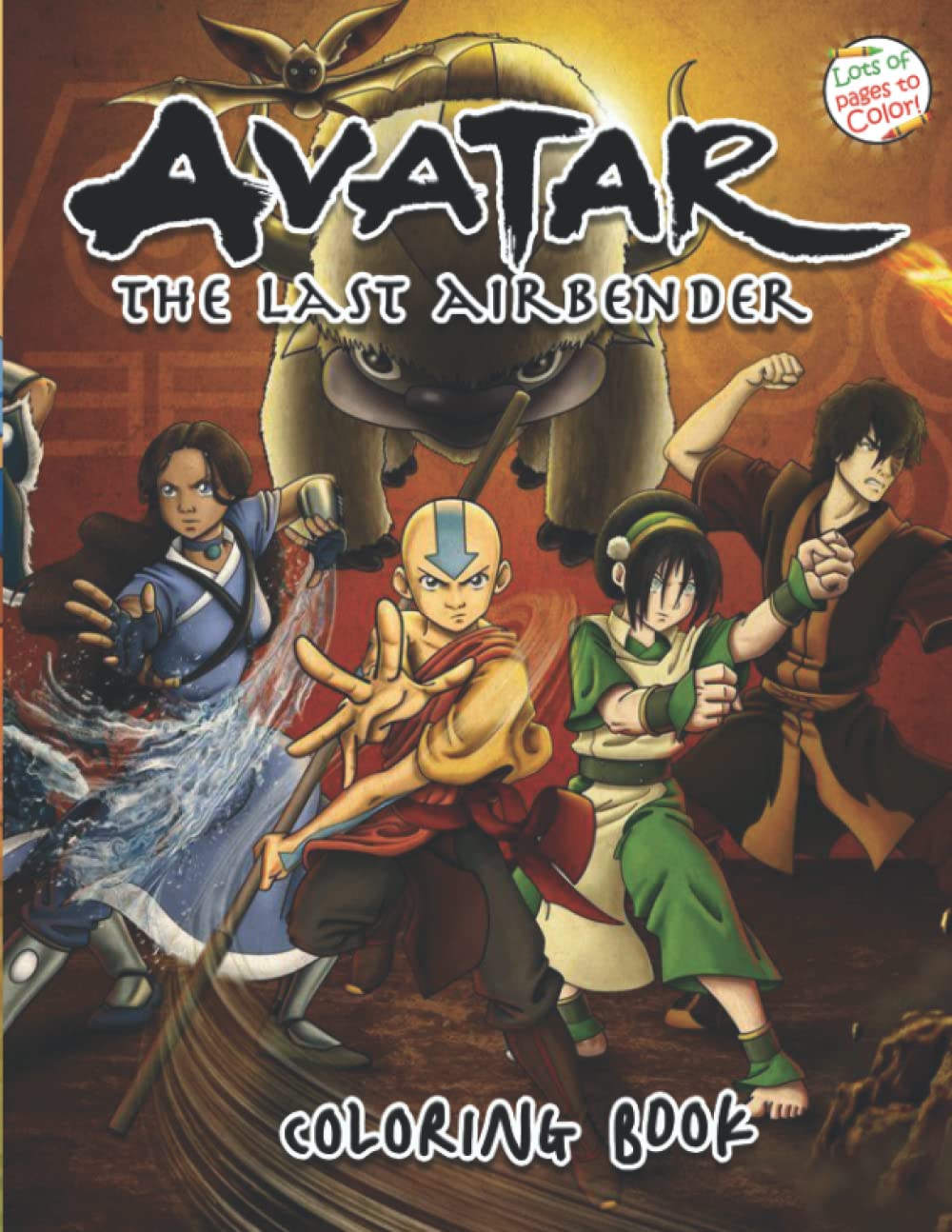 Buy Avatar The Last Airbender Coloring Book: Avatar The Last Airbender ...
