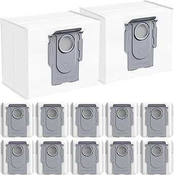 Amazon.com - 12 Pack Dust Bags for QV 35A/ Qrevo S5V/ Q10 S5+/ Saros 10R/ Qrevo S/Qrevo Master ...