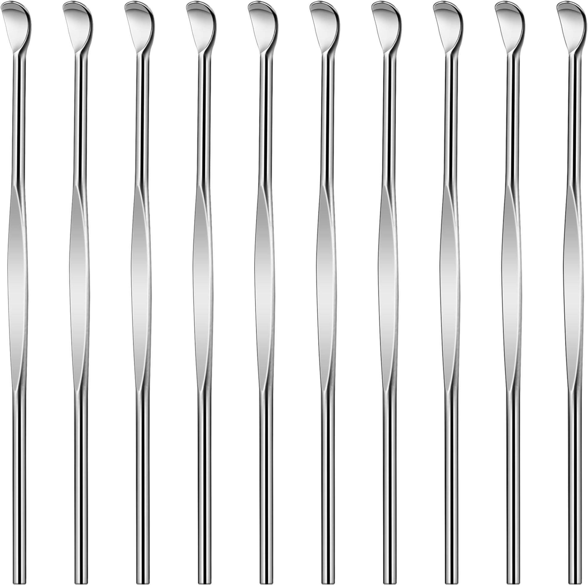 Amazon.com: 6pcs Stainless Steel Ear Pick Metal Ear Spoon Ear Cleaner ...