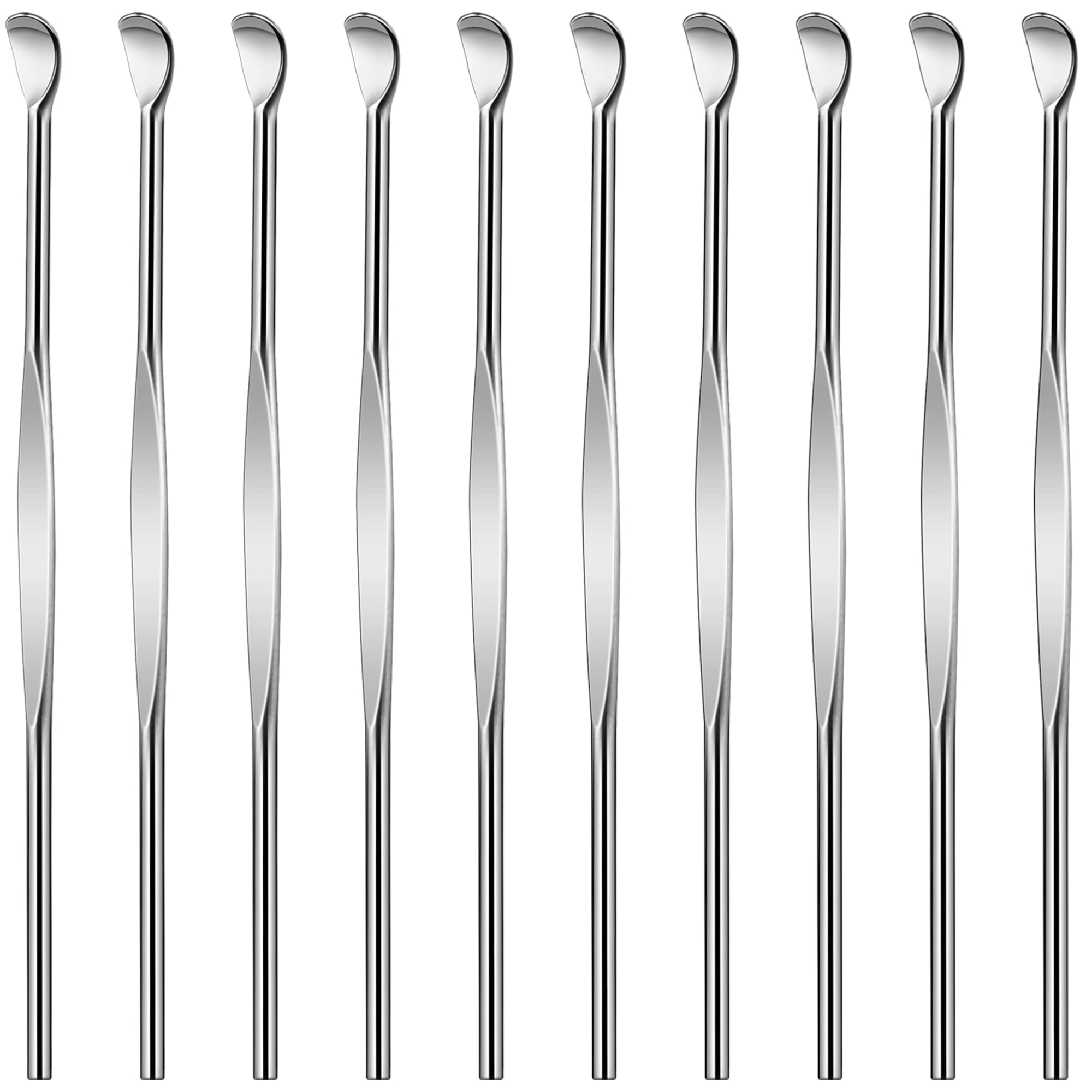Amazon.com: 10 Pack - Stainless Steel Ear Spoon Portable Ear Pick ...