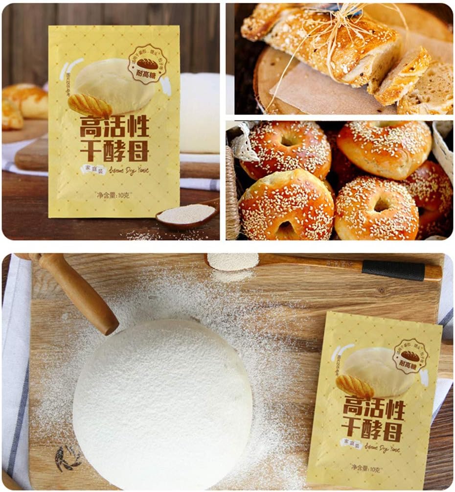 5/10/20bags 10g Bread Yeast, Active Dry Yeast, High Glucose Tolerance ...