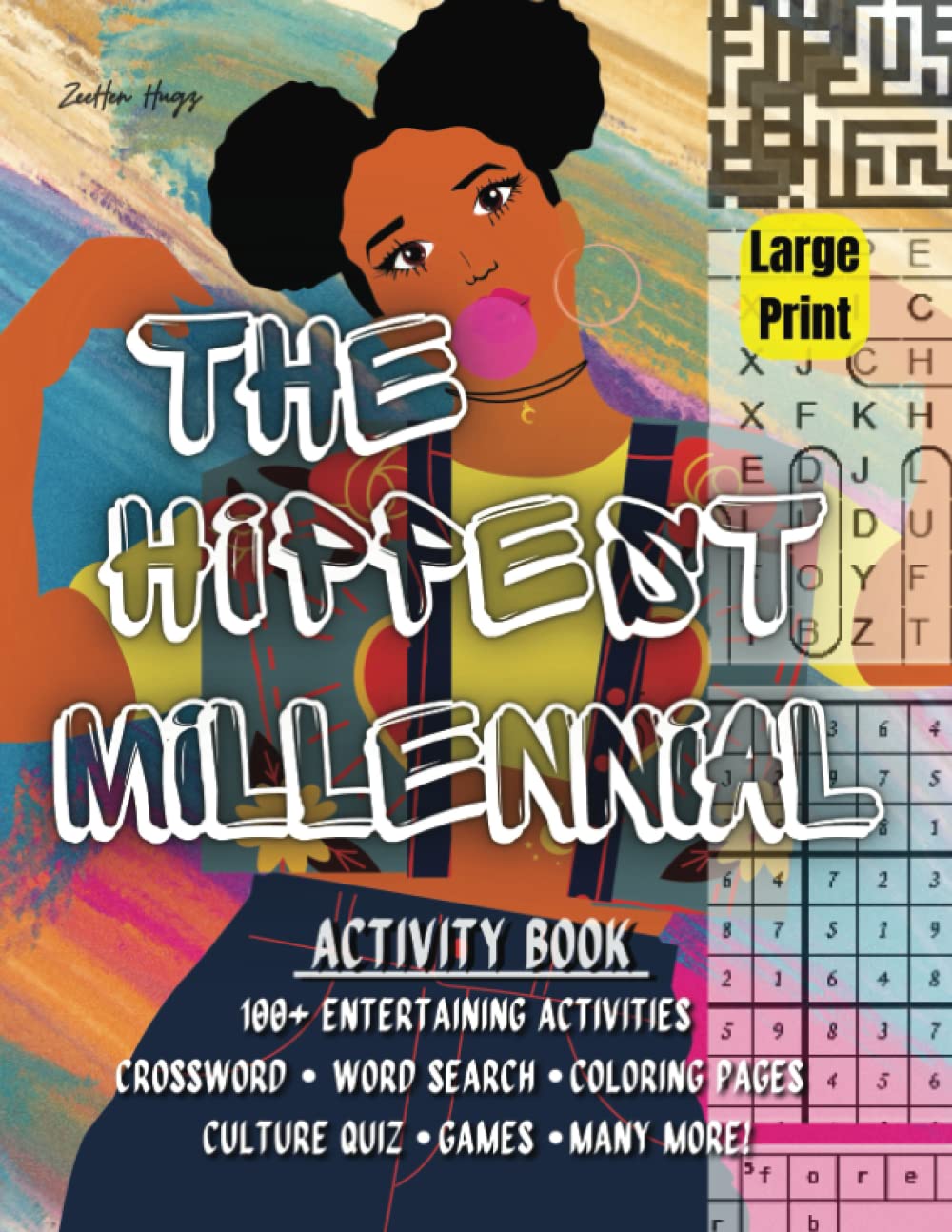 Amazon.com: The Hippest Millennial Activity Book: Bomb Crosswords, Phat ...