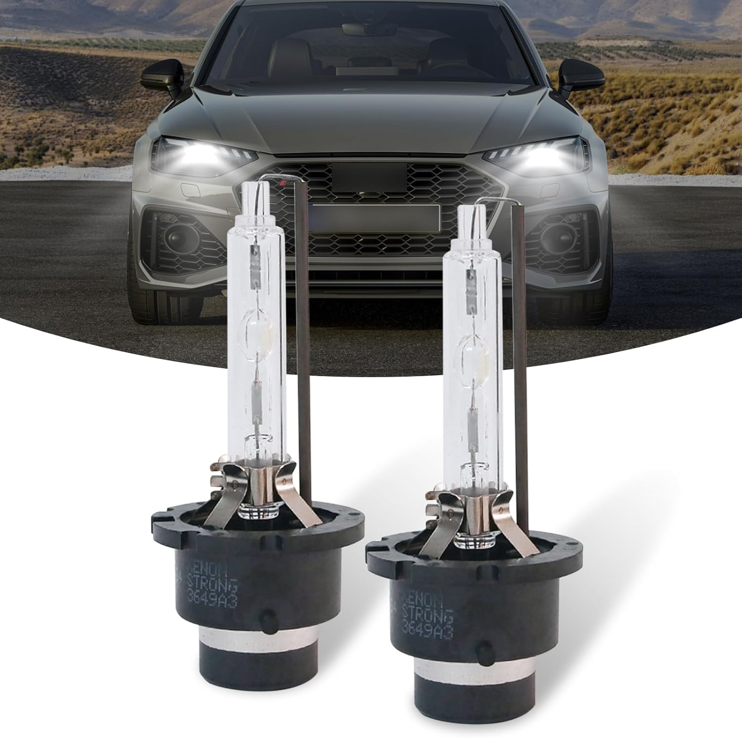 Amazon.com: Yumfugu Pack-2 Car Bulb, 6000K D2S Original Replacement Lights Bulbs, 35W Super ...