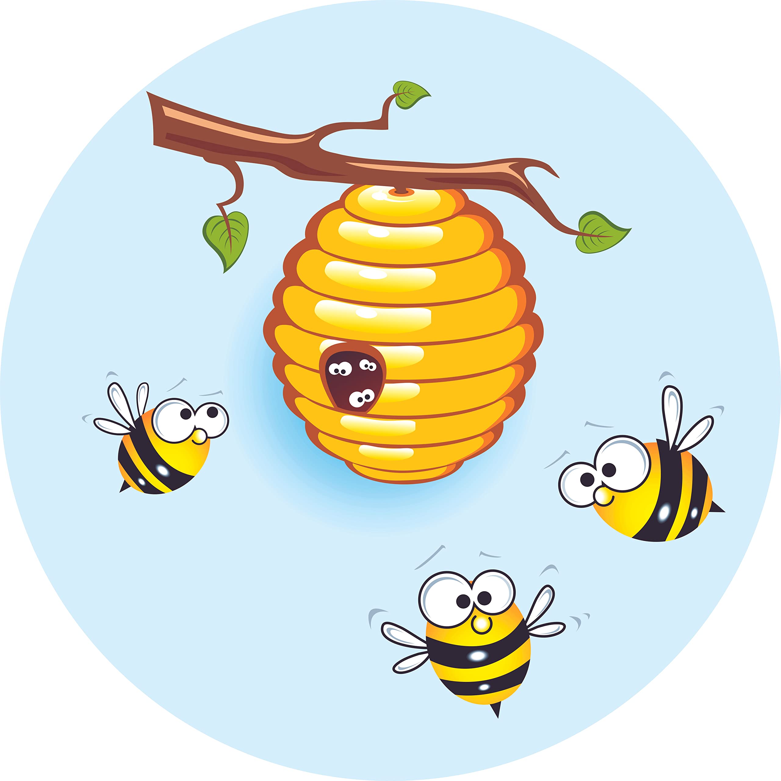 Honey Bees Comb Clipart