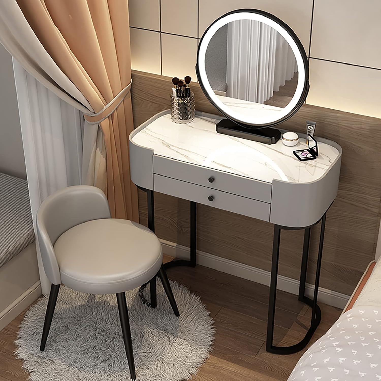Amazon.com: Vanity Set With Mirror In 3 Colors, 20"/24"/28" Modern ...