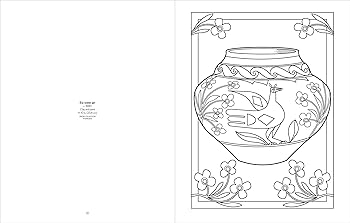 pottery jar coloring pages