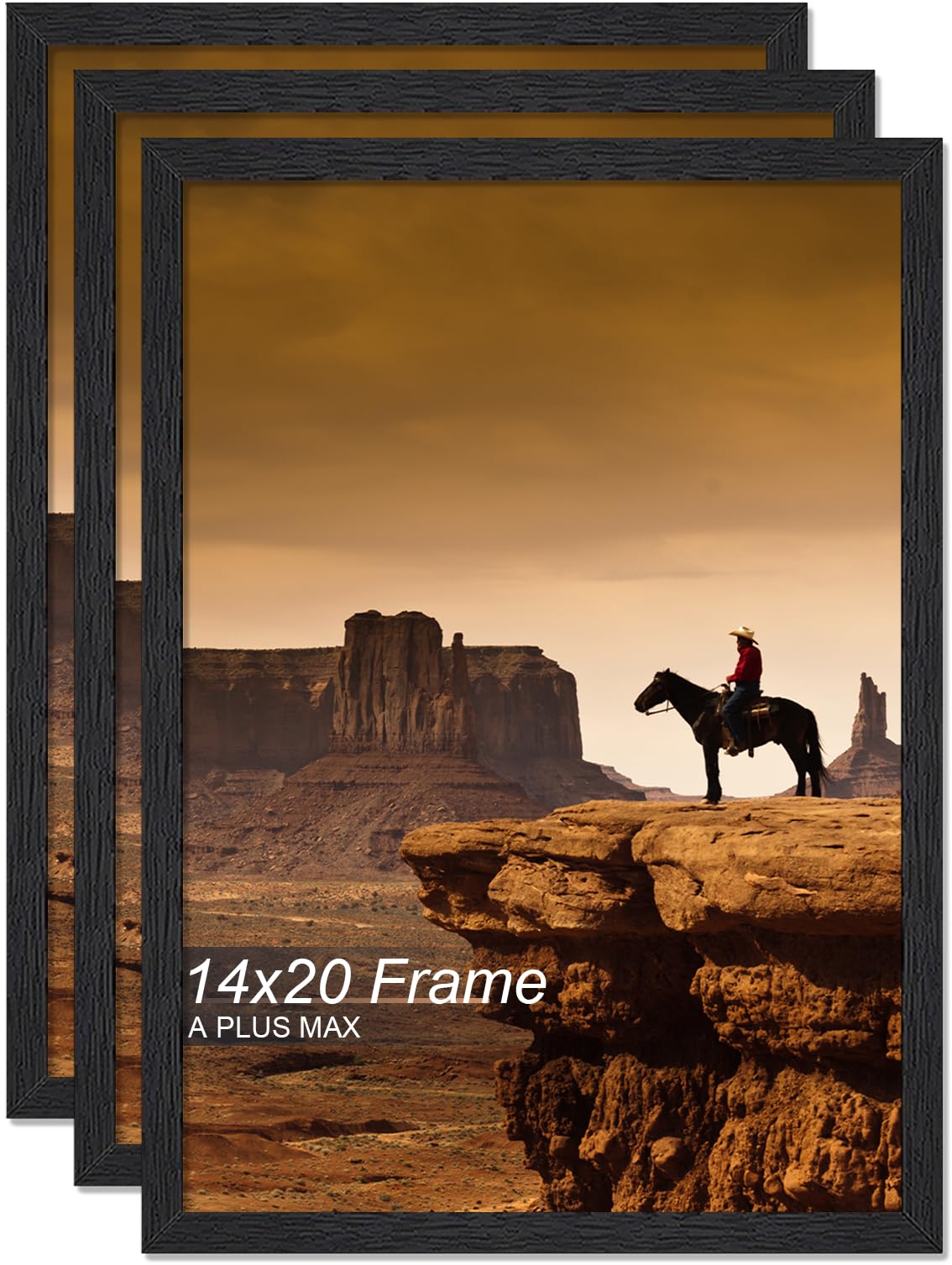 20 X 14 Poster Frame White 16 X 20 Gallery Frame, Matted To 11 X 14