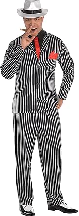 Amazon.com: Amscan 841882 Mob Boss Costume, Adult Large Size, 1 Piece ...