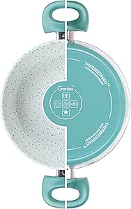 Genius Cerafit Revolution Cooking Pot 26 cm 2-Piece Ceramic Non-Stick ...