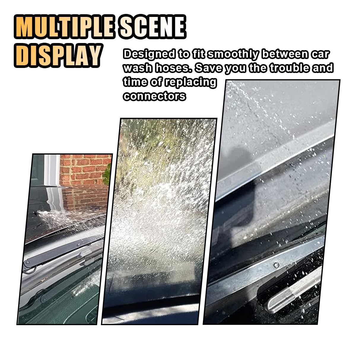 Snapklik.com : 20PCS Windshield Washer Hose Connectors, 2-Way I-Type ...