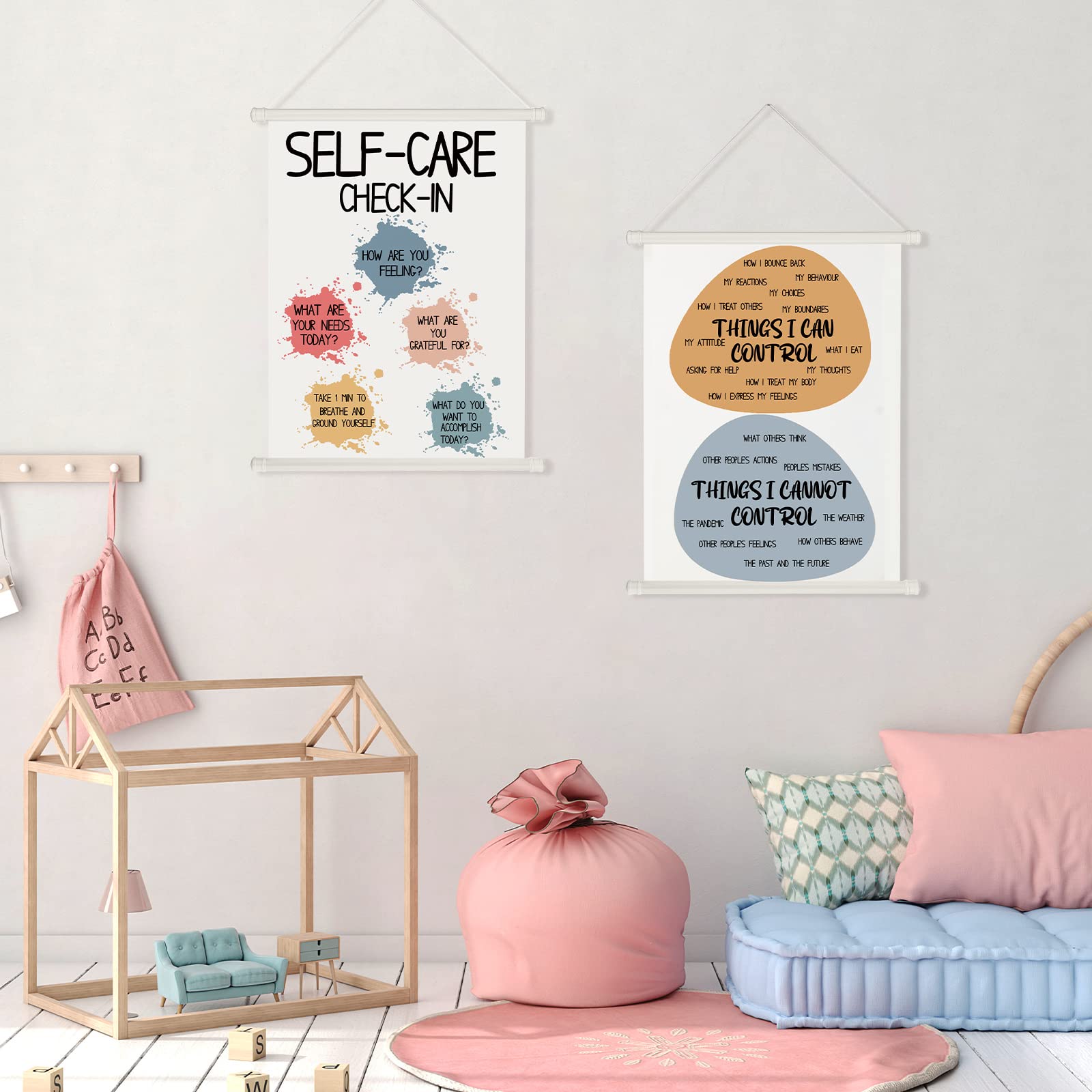 Snapklik.com : 3 Pcs Mental Health Posters Things I Can Control Therapy ...