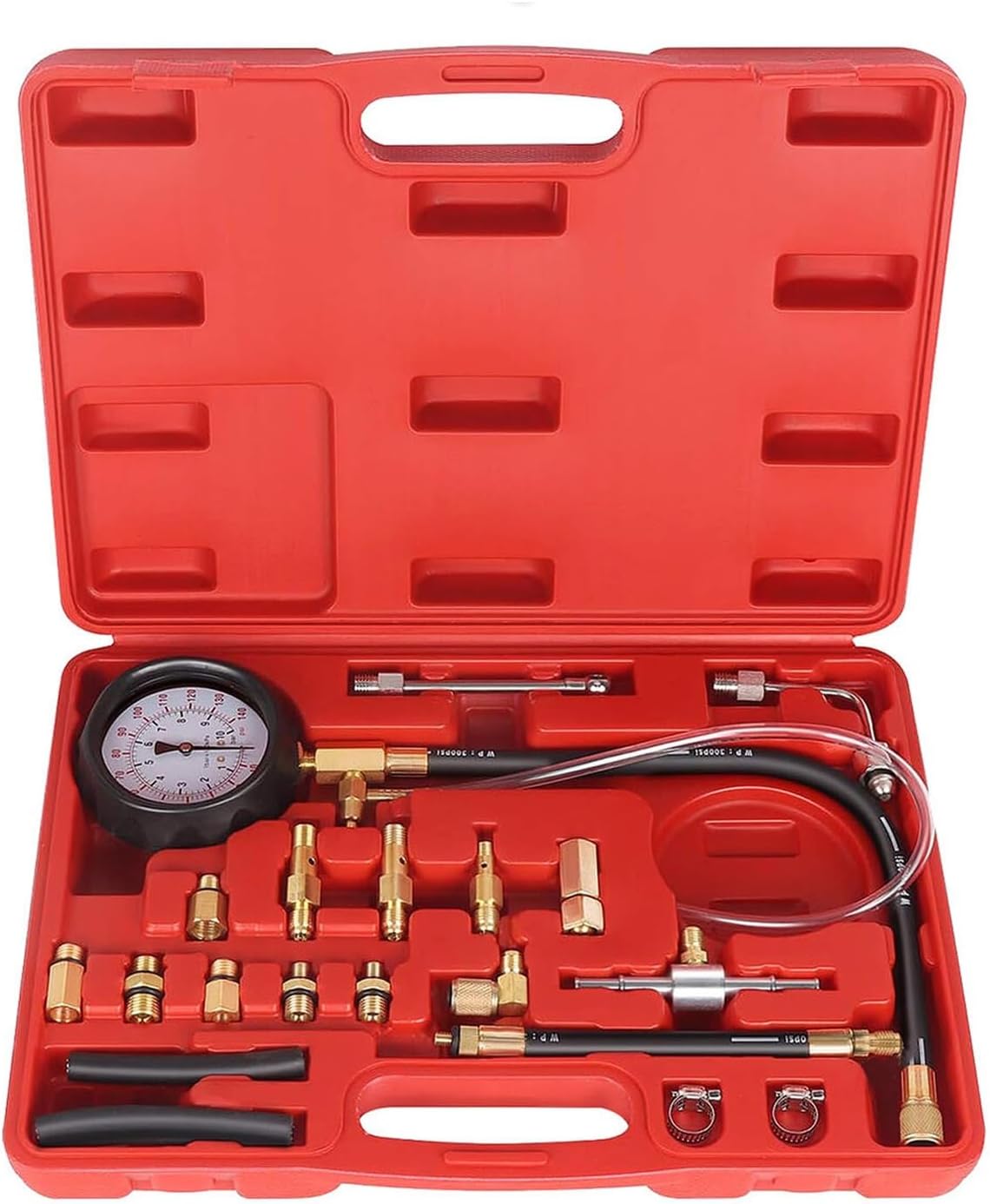 Trintion Benzindrucktester Set Einspritzanlage Kraftstoff Manometer ...