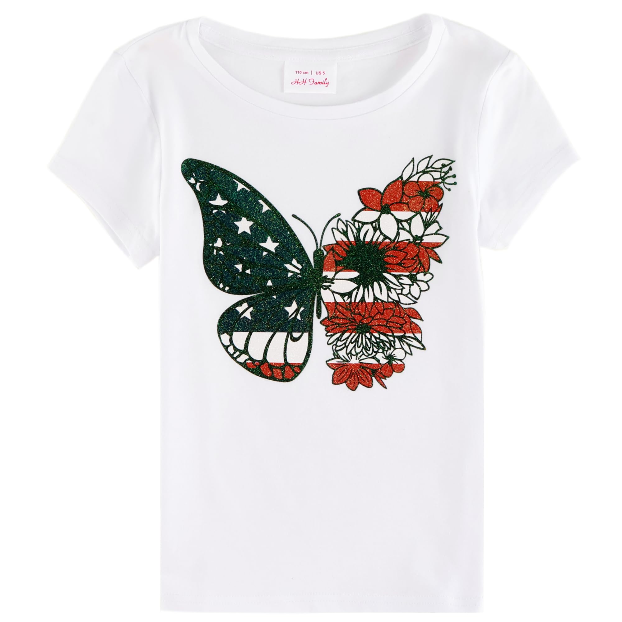 Snapklik.com : HH Family 4th Of July Shirts For Girls Patriotic ...