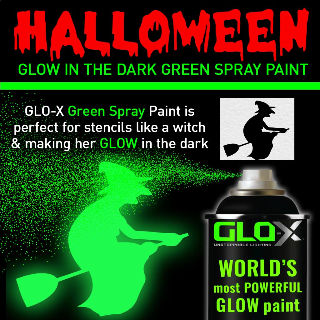 Snapklik.com : GLO-X Glow In The Dark Spray Paint