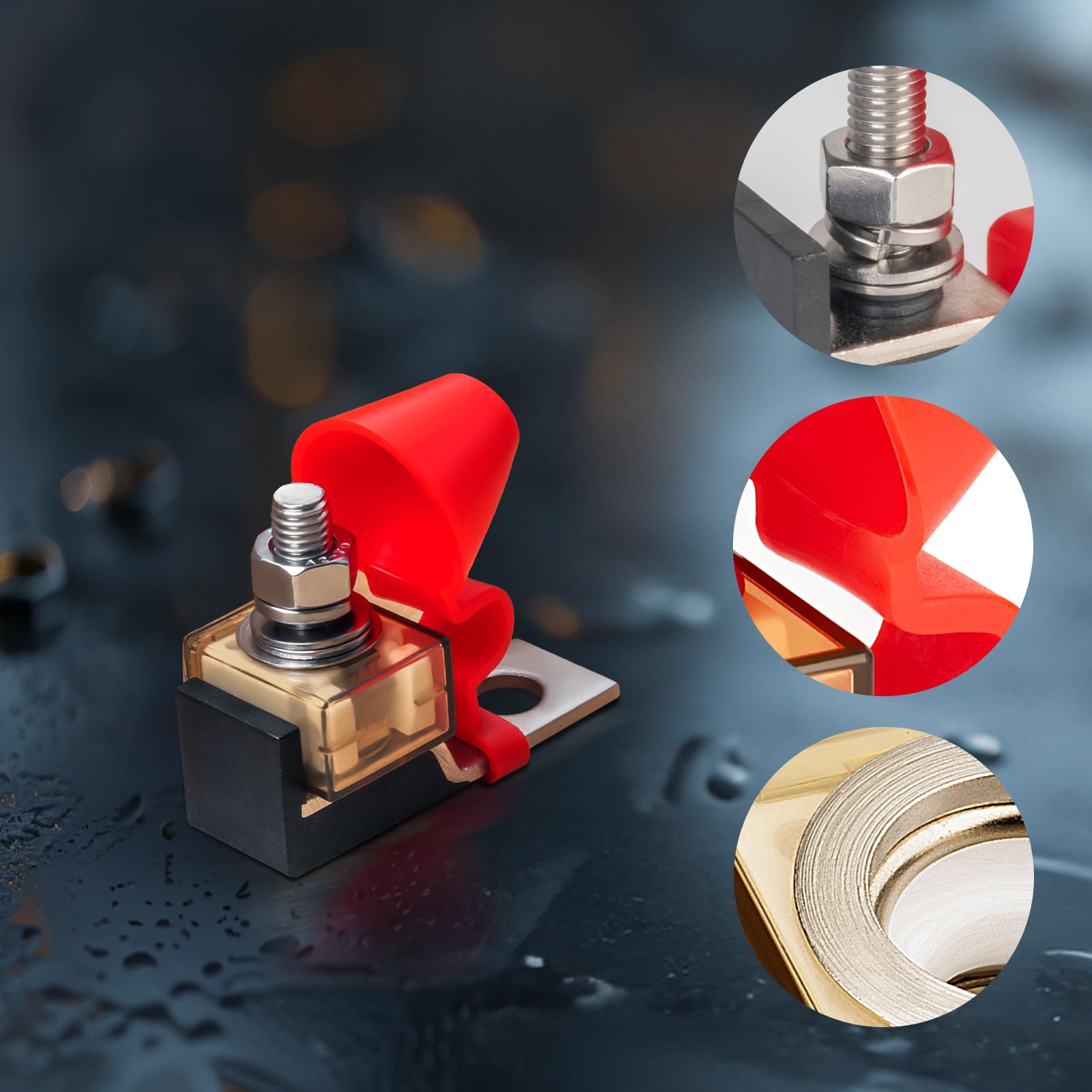 Snapklik.com : Scelrin MRBF Terminal Fuse Block 200A, Marine Rated ...