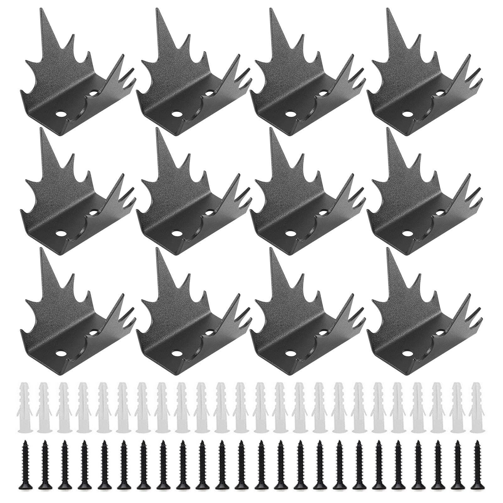 Amazon.com : Intruder Deterrent Fence Wall Spikes, 12pcs Fence Safety ...