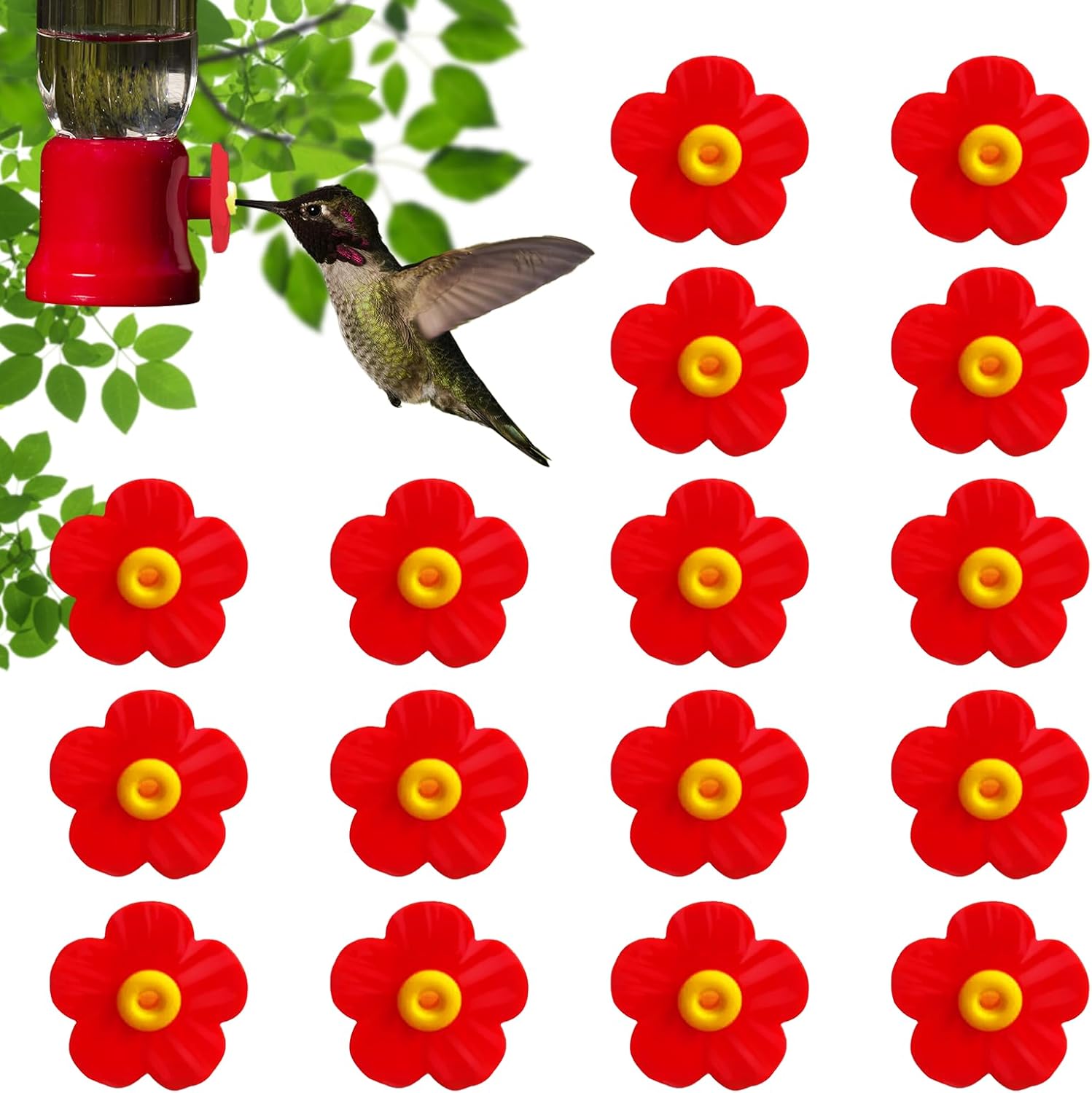 Amazon.com : Hummingbird Feeders Replacement Flowers Replacement Parts ...