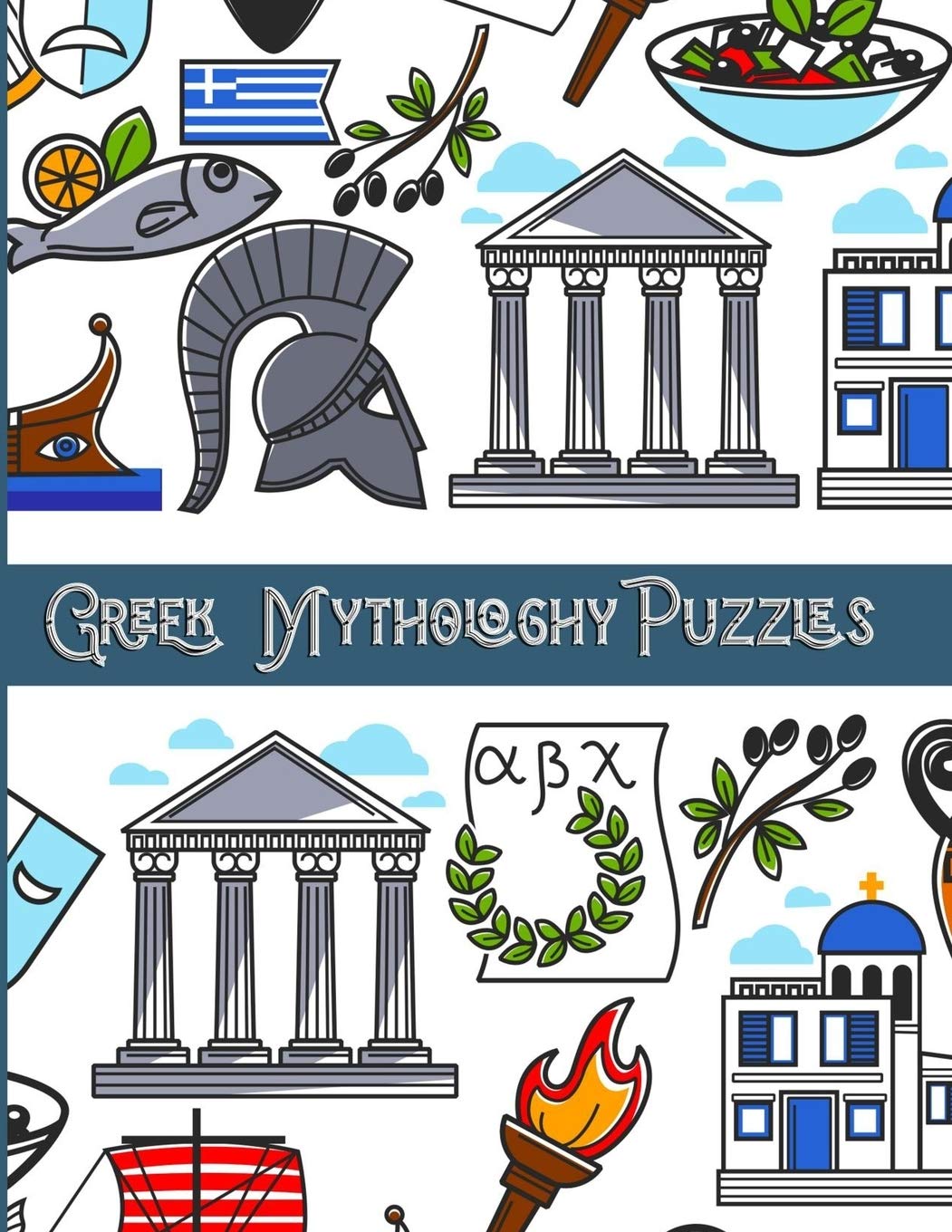 Amazon.com: Greek Mythology Puzzles: Large Print Word Search and ...