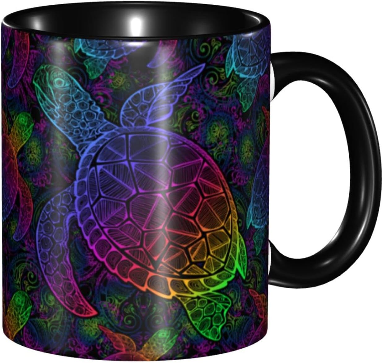 Amazon.com: Yrebyou Sea Turtle Coffee Mug for Women Men Ceramic Tea Cup ...