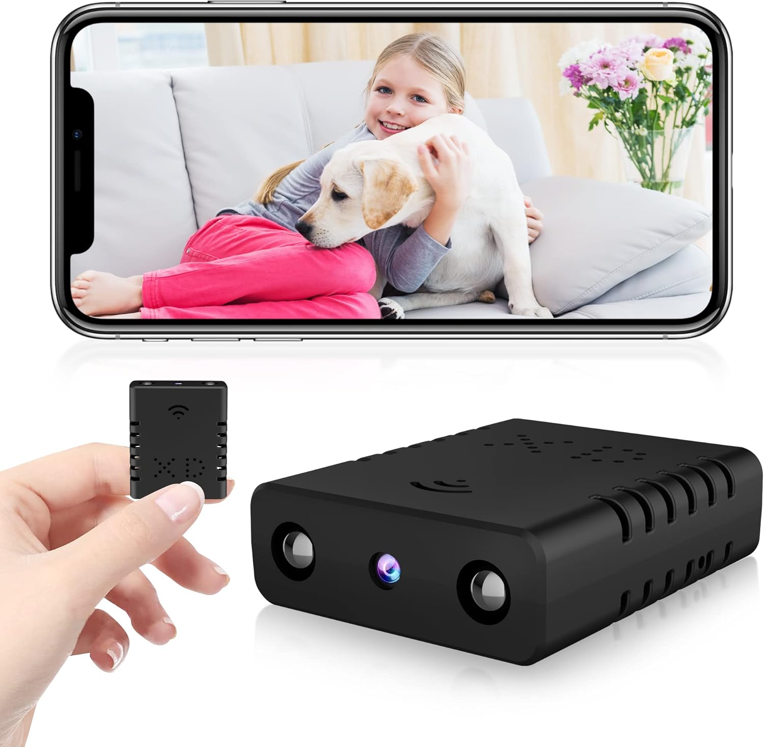 Wireless WiFi IP Camera,HD1080P Wireless Remote Camera,Baby Monitor ...