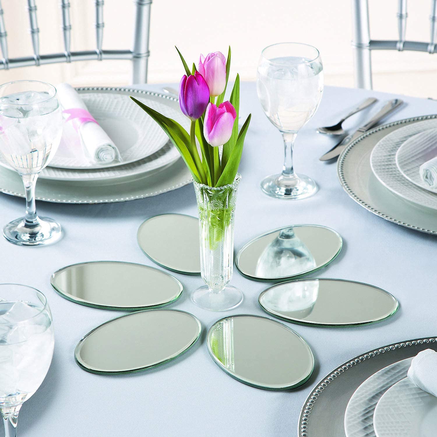 Fun Express Small Plastic Bud Vases - 6 in. Height - Decorative ...