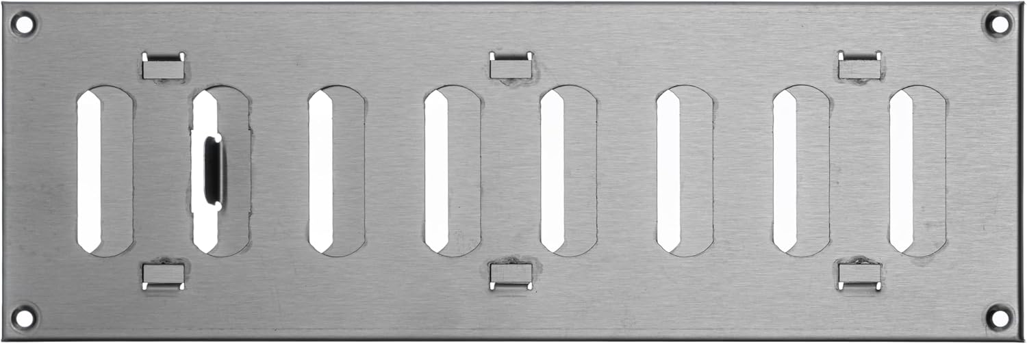 LIRAST 300x100mm Stainless Steel Adjustable Air Vent Cover - 12x4 inch ...