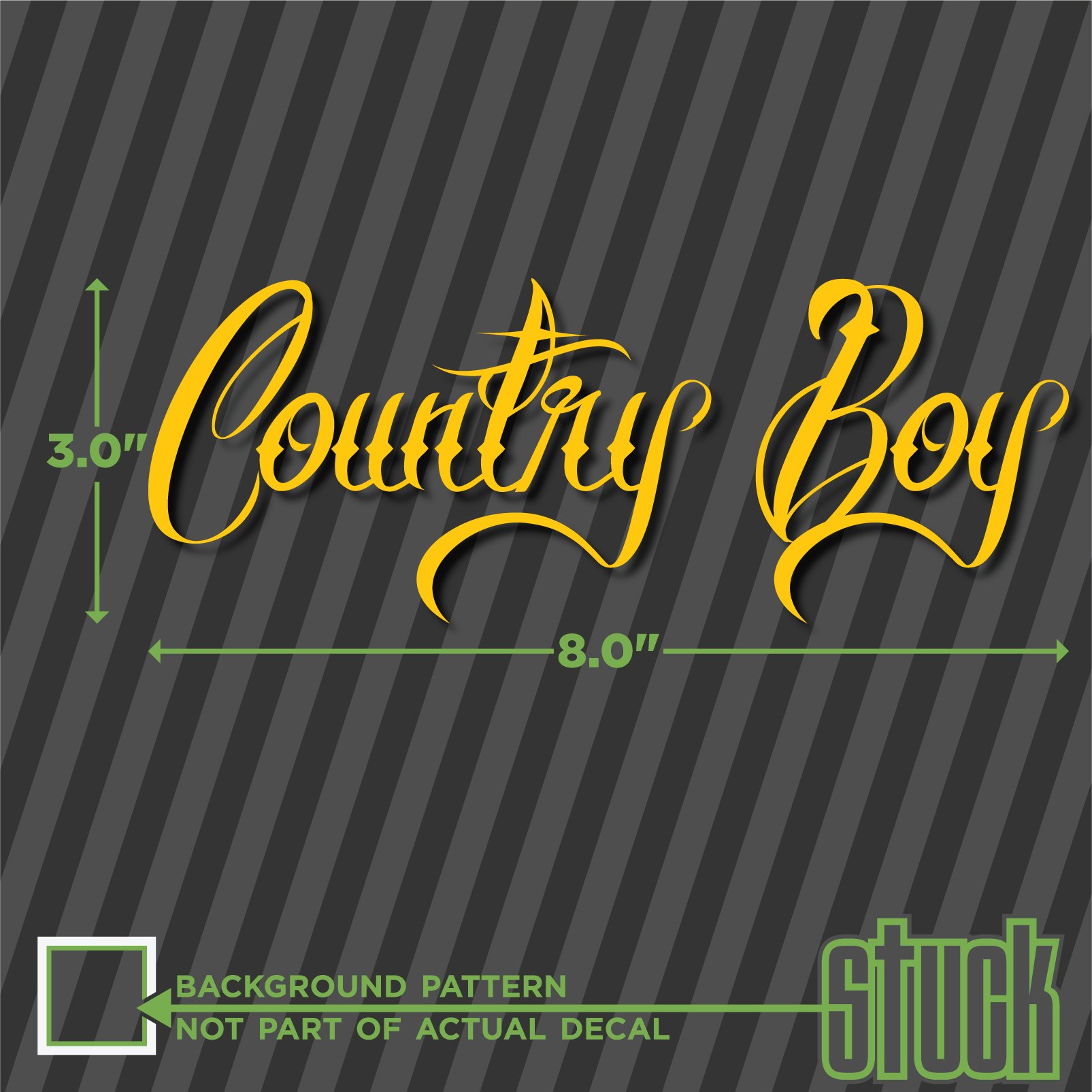 Pegatinas De Country Boy Para Camiones The Toy Restore Calcomanías