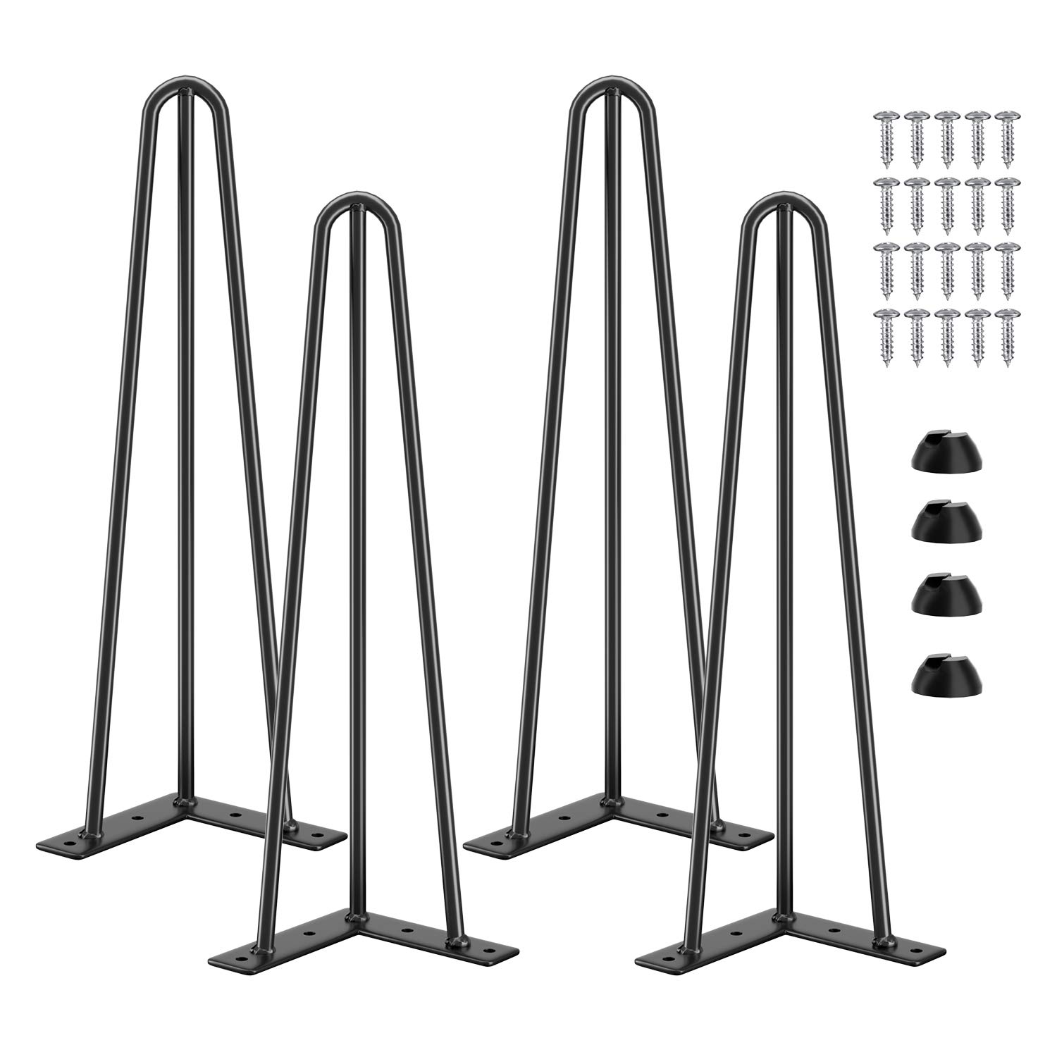 Buy Hairpin Coffee Table Legs with 3 Solid Rods, Patas para Mesa ...