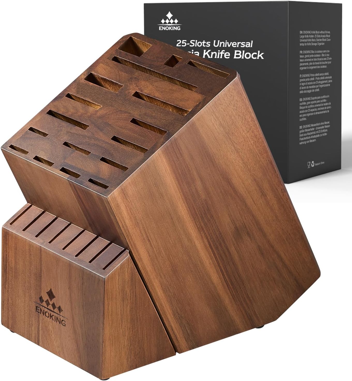 ENOKING Porta Coltelli Cucina, 25 Slot Portacoltelli da Cucina in ...