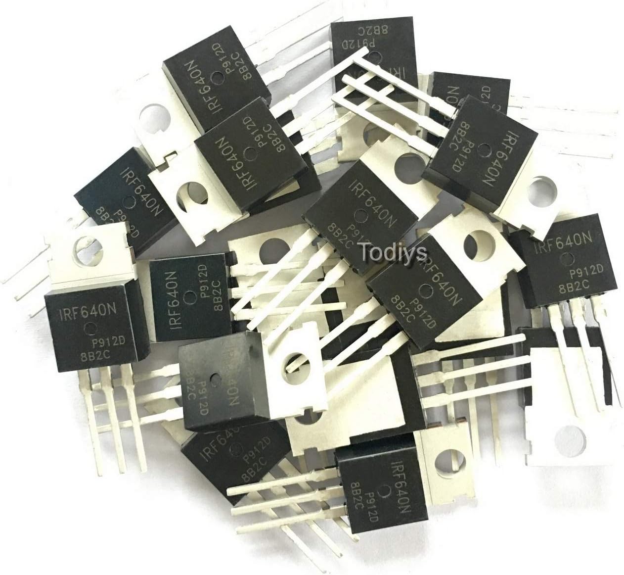 Amazon.com: Todiys New 15Pcs for IRL520 IRL520NPBF 100V 10A TO-220 N ...