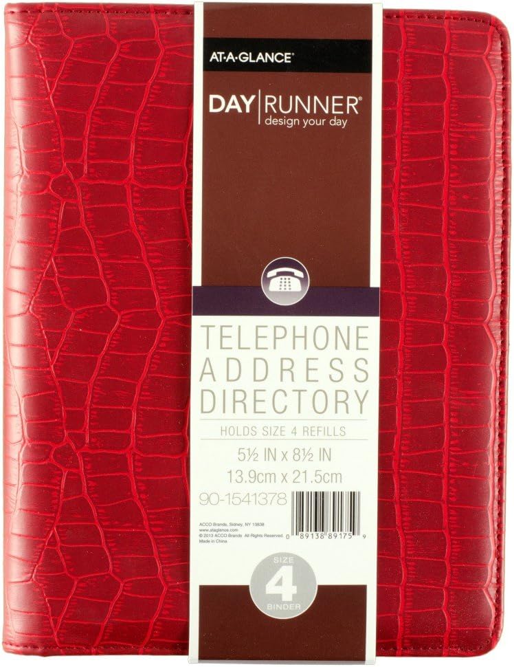 Amazon.com : AT-A-GLANCE Day Runner 2016 Desk 4-3/4 x 8 5-3 x 8-11/16 ...