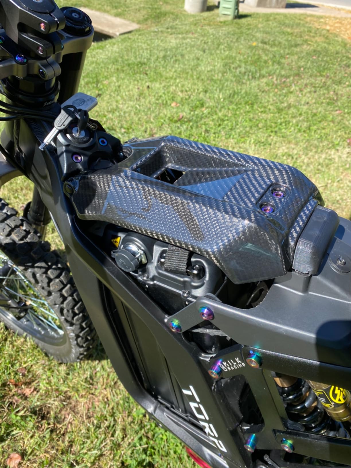 $15/mo - Finance Surron Battery Cover Carbon Fiber Motorcycle EBike ...