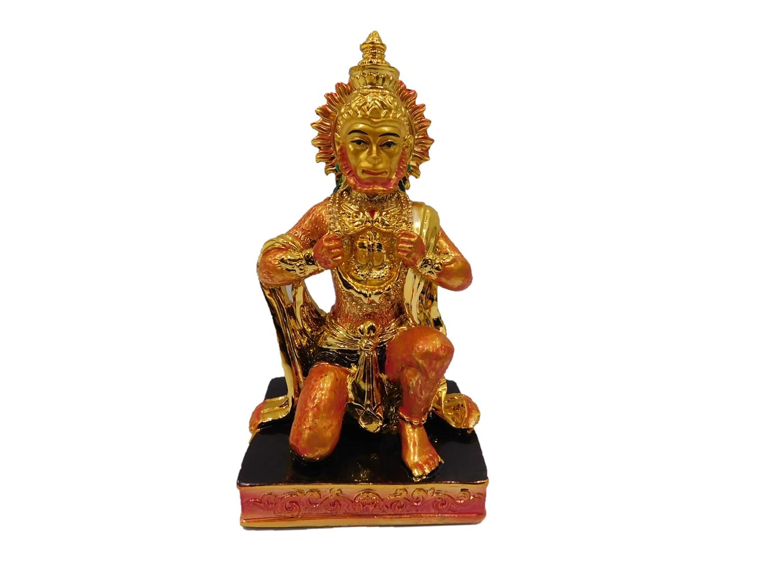 Buy Vinayakmoorti Hanuman Home Temple Pooja Golden Colour Hanuman Home ...