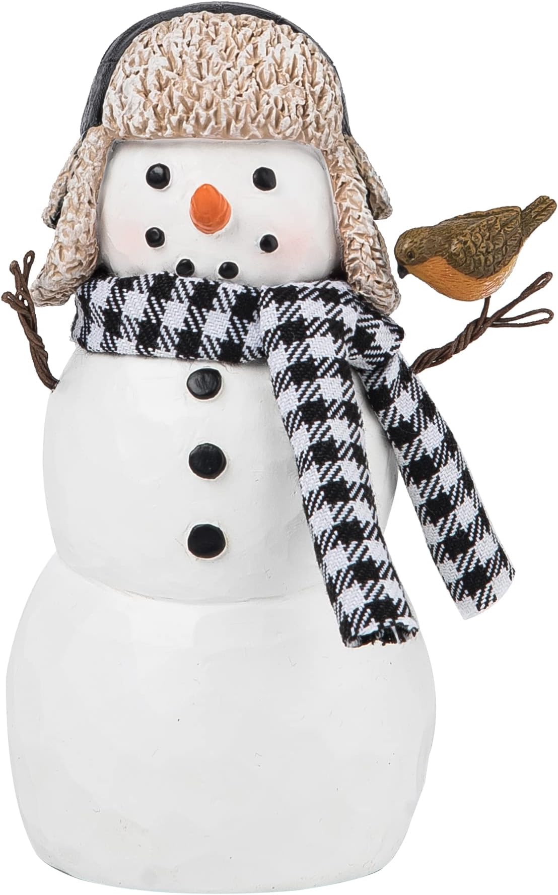 Amazon.com: Primitives by Kathy Home Décor Snowman 5 Inches Tall Fabric ...