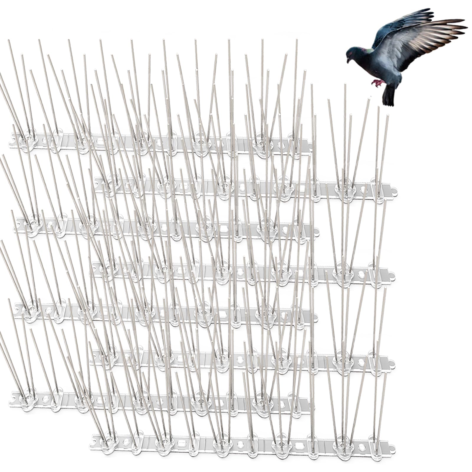 Pigeon Deterrent, 8Pcs Bird Spikes for Pigeons, Bird Deterrent Products ...