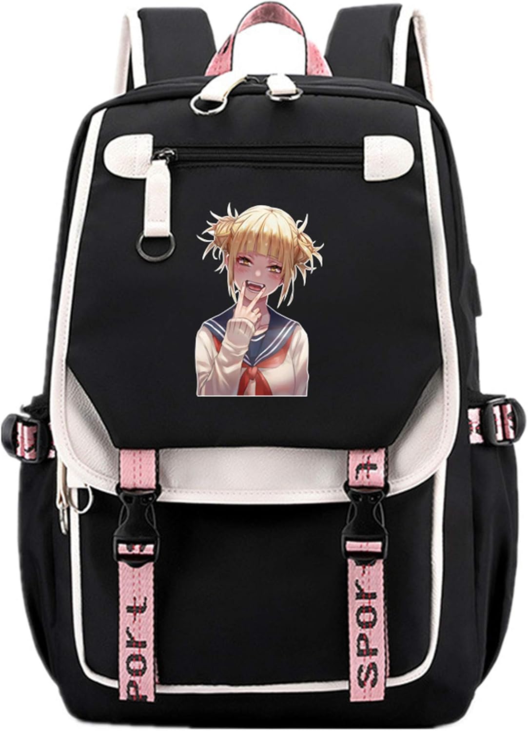 Amazon.com: COSABZ Anime Cross my body Himiko Toga Backpack Nylon ...