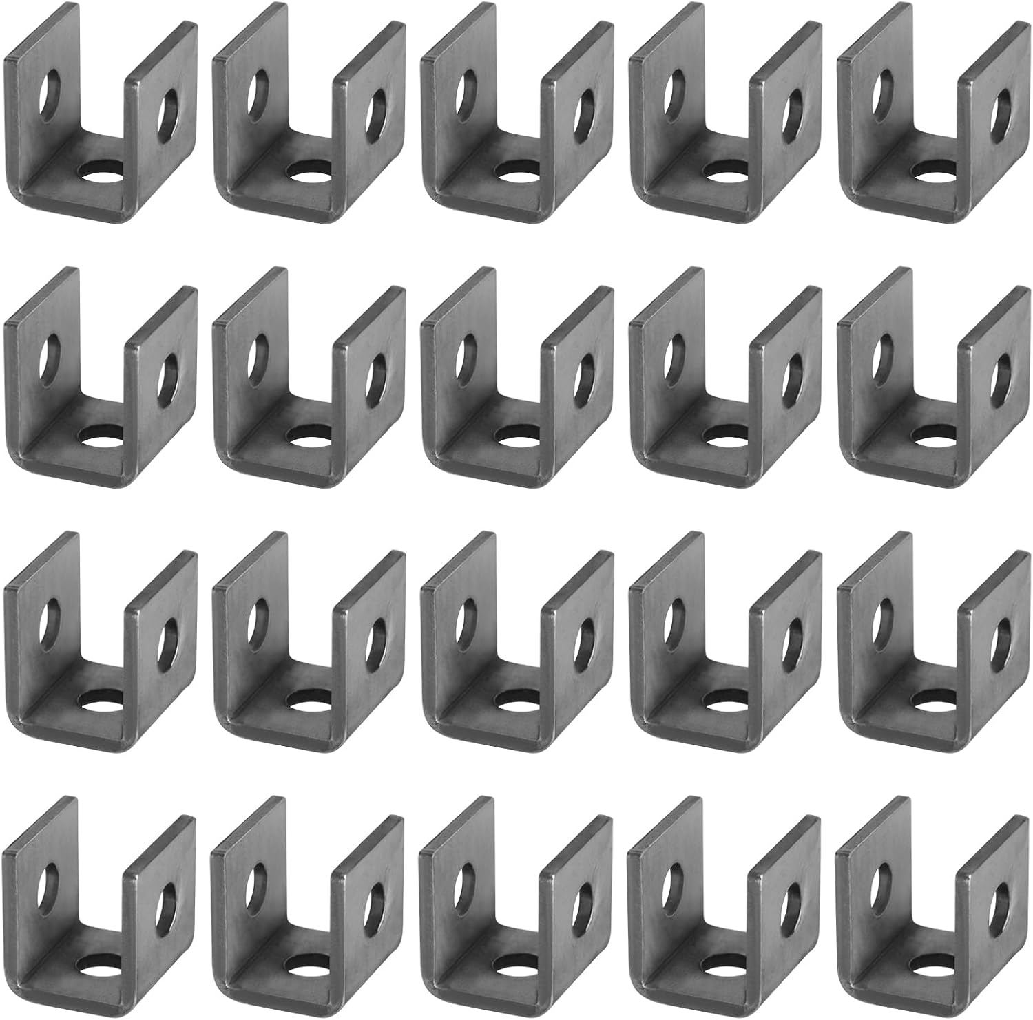 Amazon.com: heneng 20 Pcs Weld on U Bracket for 1" Panels, Inner Width ...