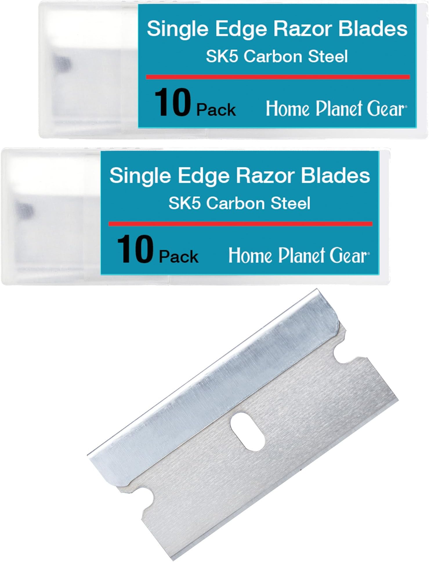 Amazon.com: Single Edge Razor Blades - Two 10 Packs - 20 Blades - Heavy ...