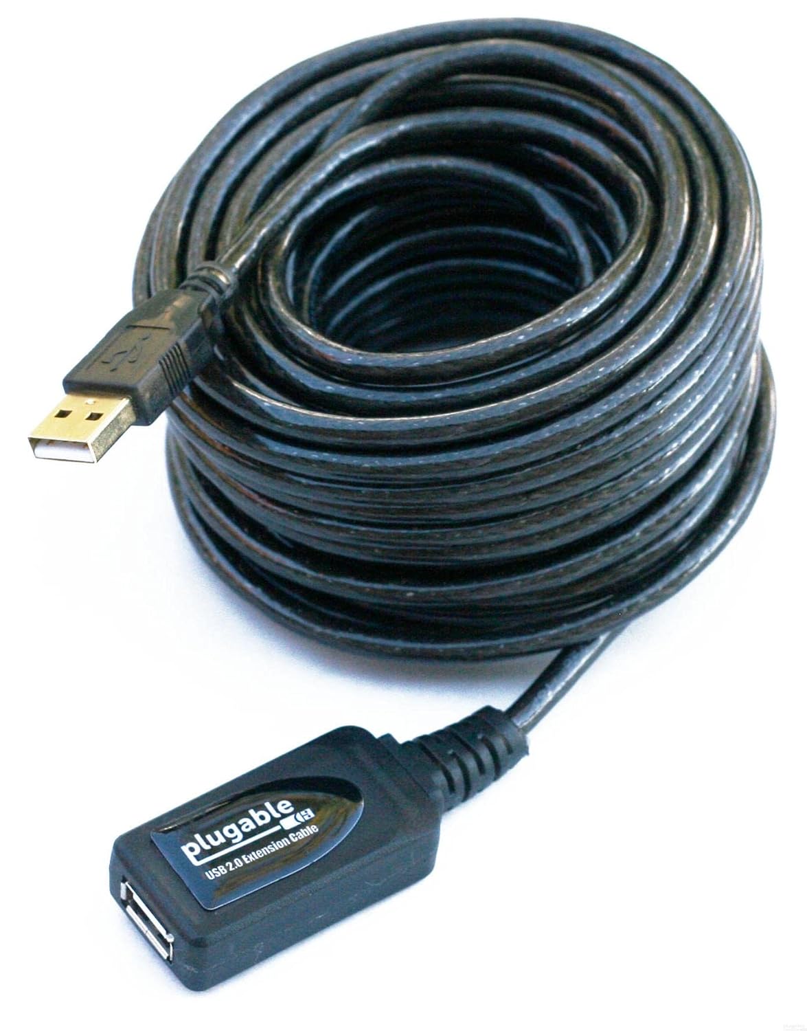 Amazon.com: Plugable 10 Meter (32 Foot) USB 2.0 Active Extension Cable ...