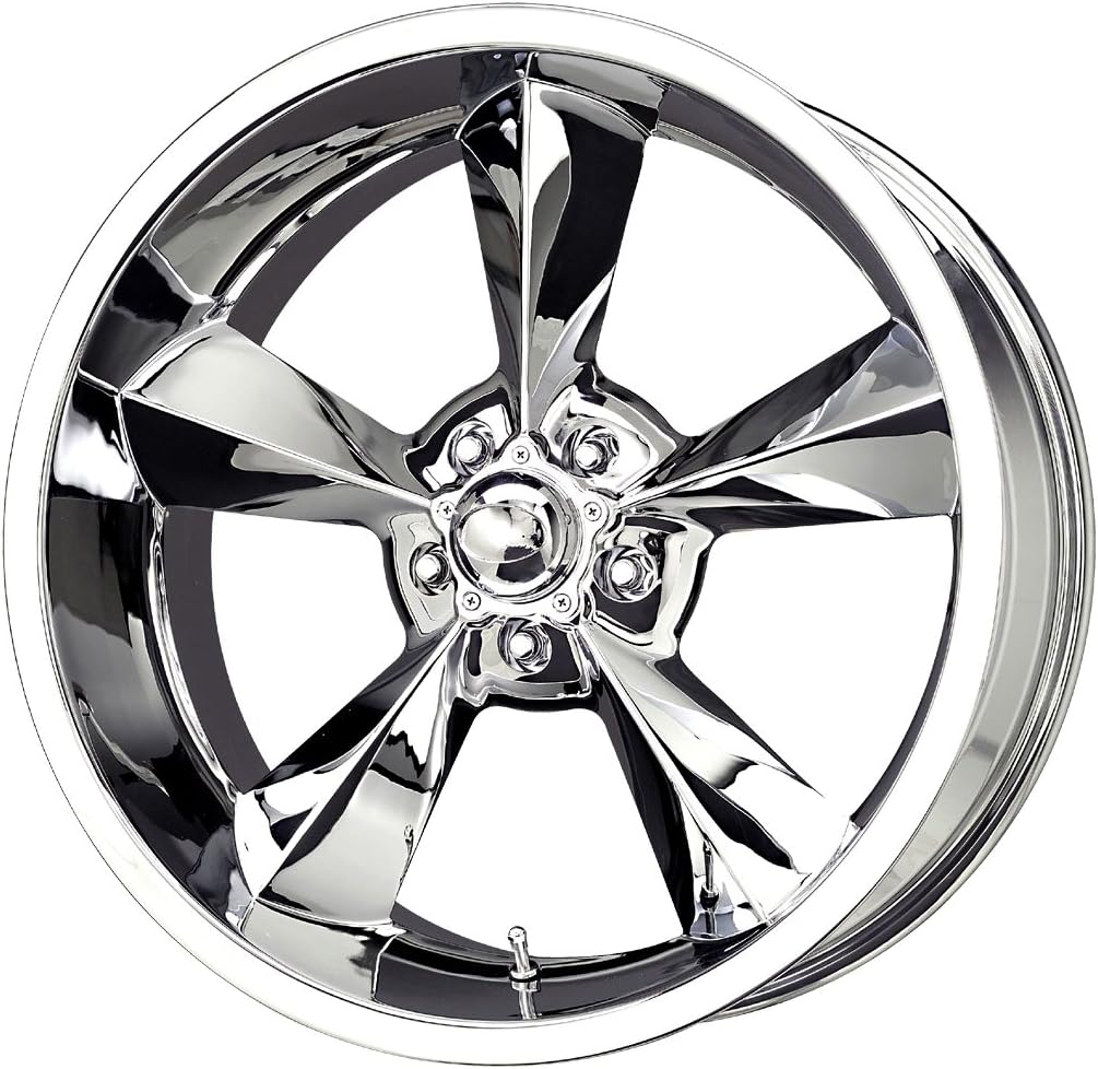 Amazon.com: MB Wheels Old School Chrome Wheel (17x9.5"/5x127mm ...