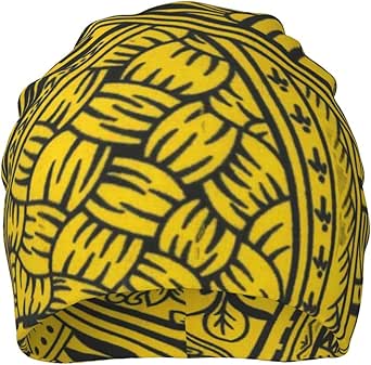 MECKOZ Polynesian Tribal Tongan Samoan Islander Beanie Hat Unisex-Adult ...