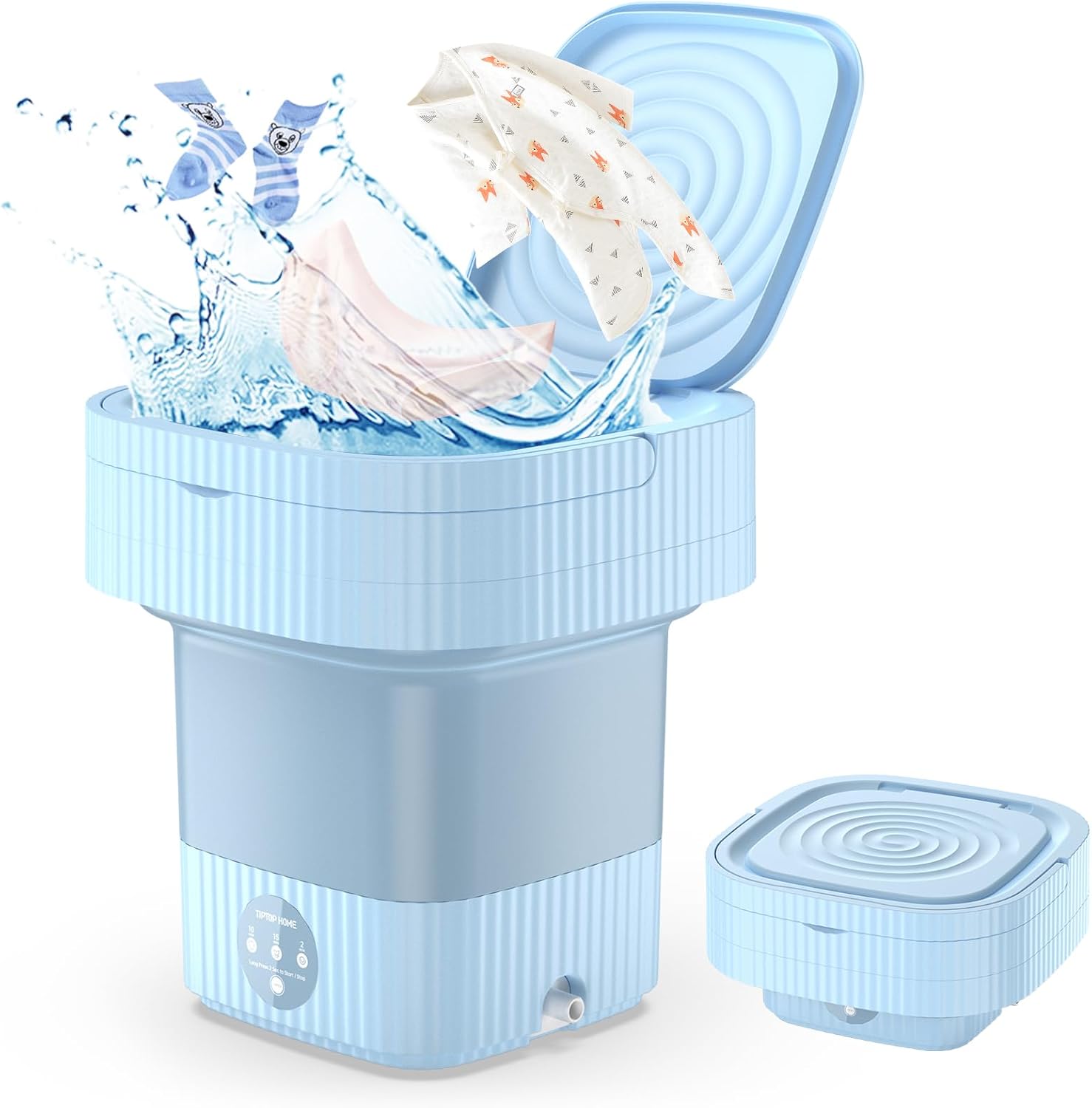 Amazon.com: Portable Washing Machine, 10L Mini Washing Machine for ...
