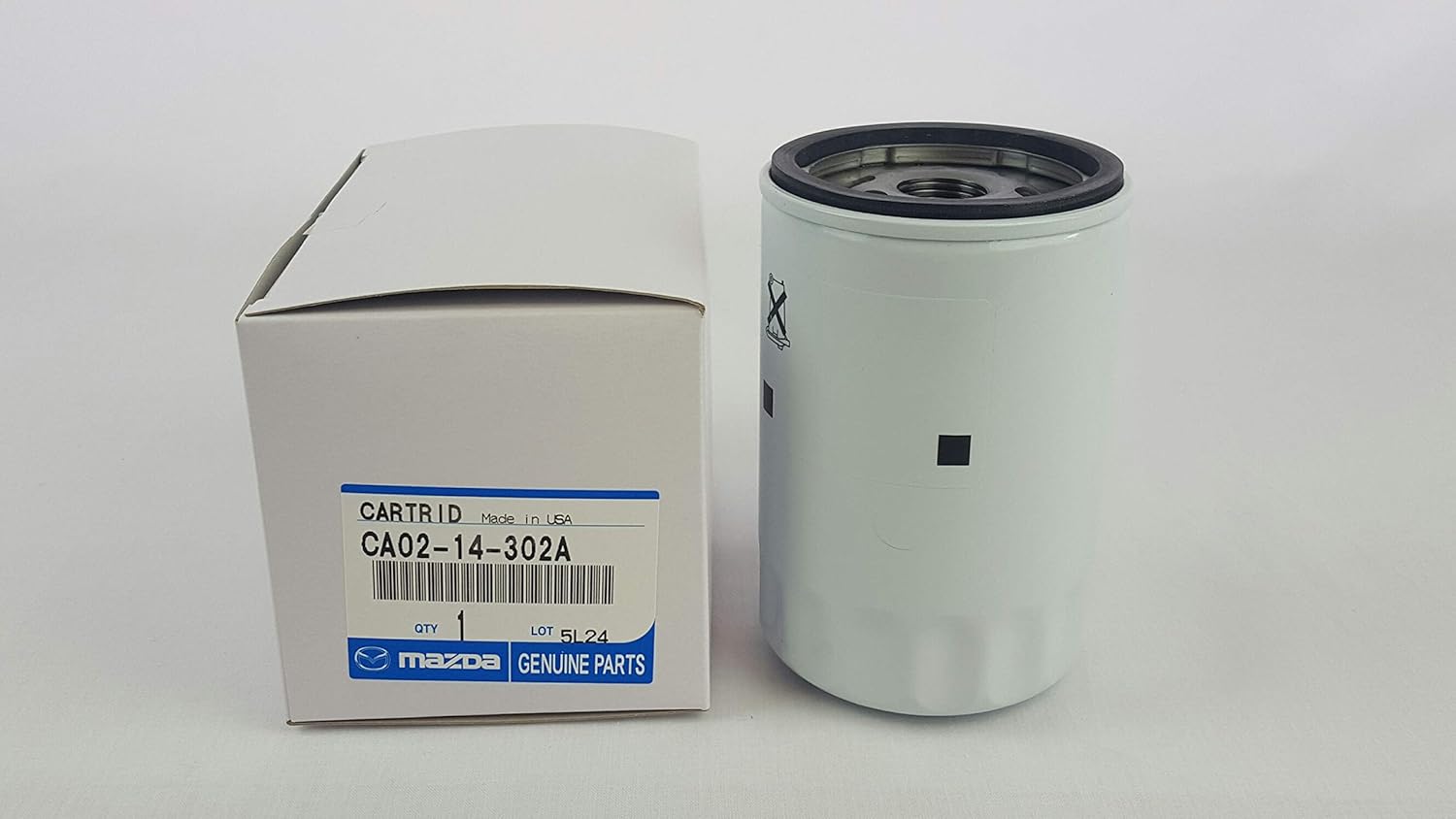 MAZDA Genuine Parts oil filter CA02-14-302A for vehicles Mazda CX-9 (2007-2015) Mazda 6 S 3.7L ...