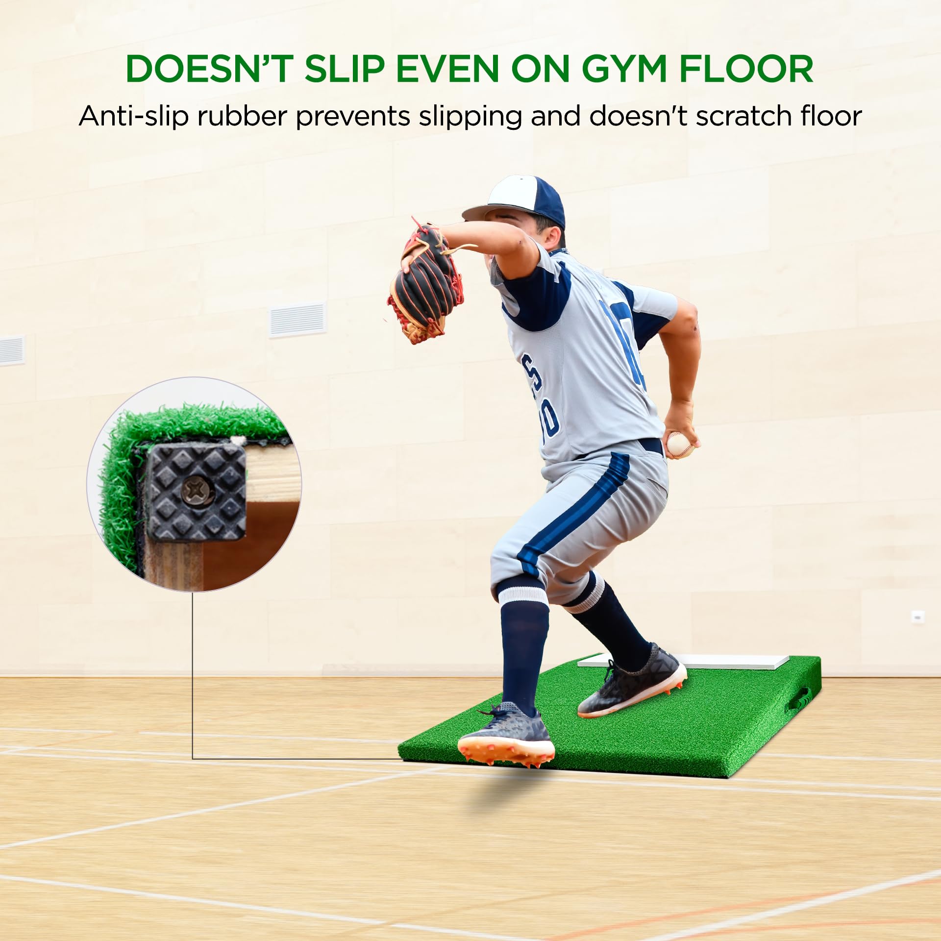 Snapklik.com : Upgraded Portable Pitching Mound For Baseball Pitchers ...