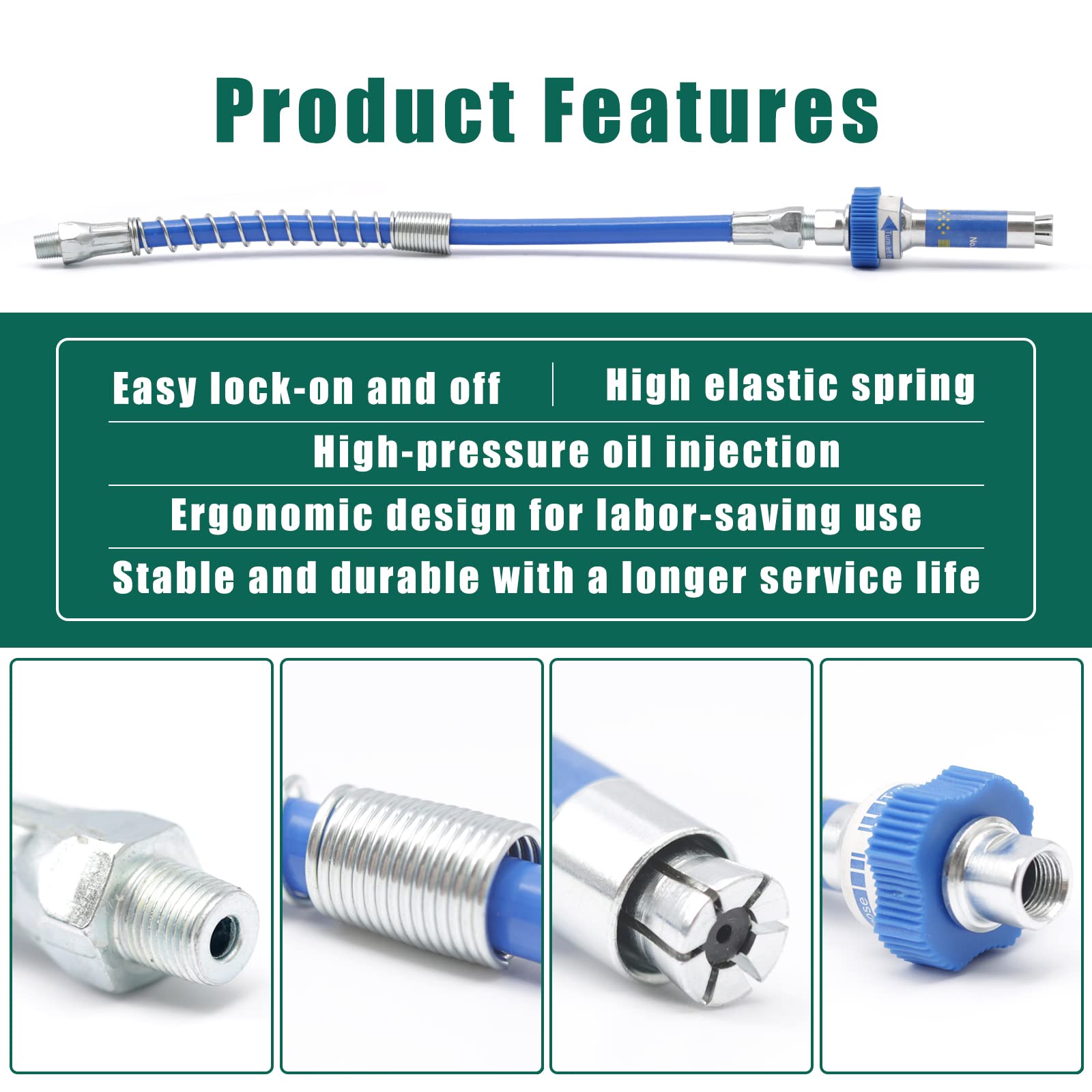 Snapklik.com : Lock-on High Pressure Grease Coupler, 10th Generation ...