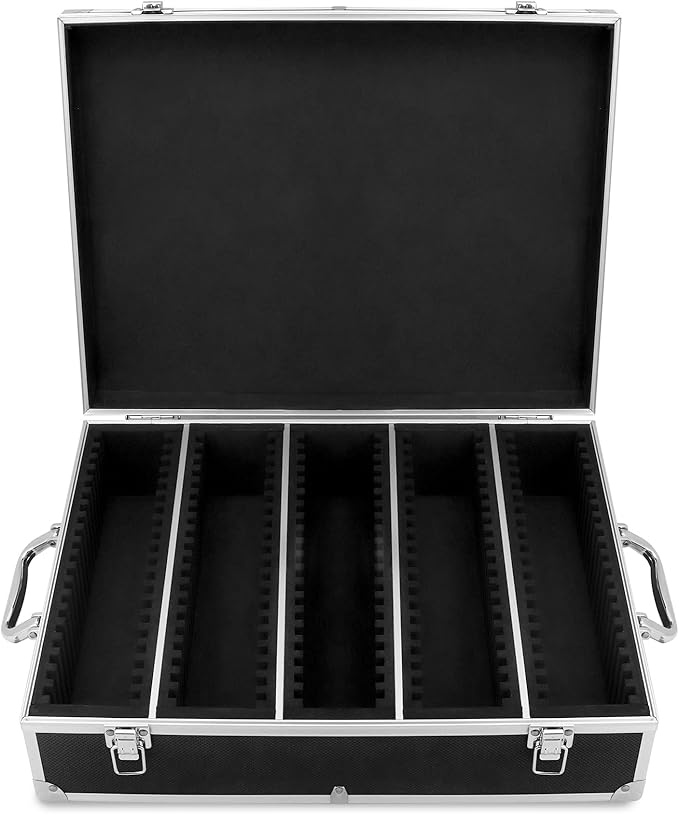 Amazon.com : QWORK Coin Storage Box, 100 Graded Coin Slab Case, Trading ...