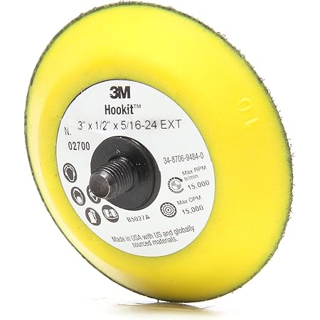 Amazon.com: 3M Hookit Foam Backing Clean Sanding Disc Pad Kit 20427, 3 ...