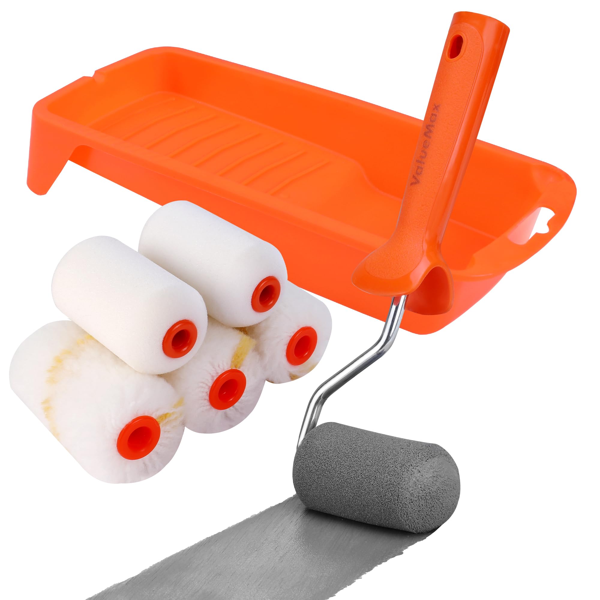 Snapklik.com : 8PCS 2.5" Small Paint Roller Kit, Includes Foam Paint ...